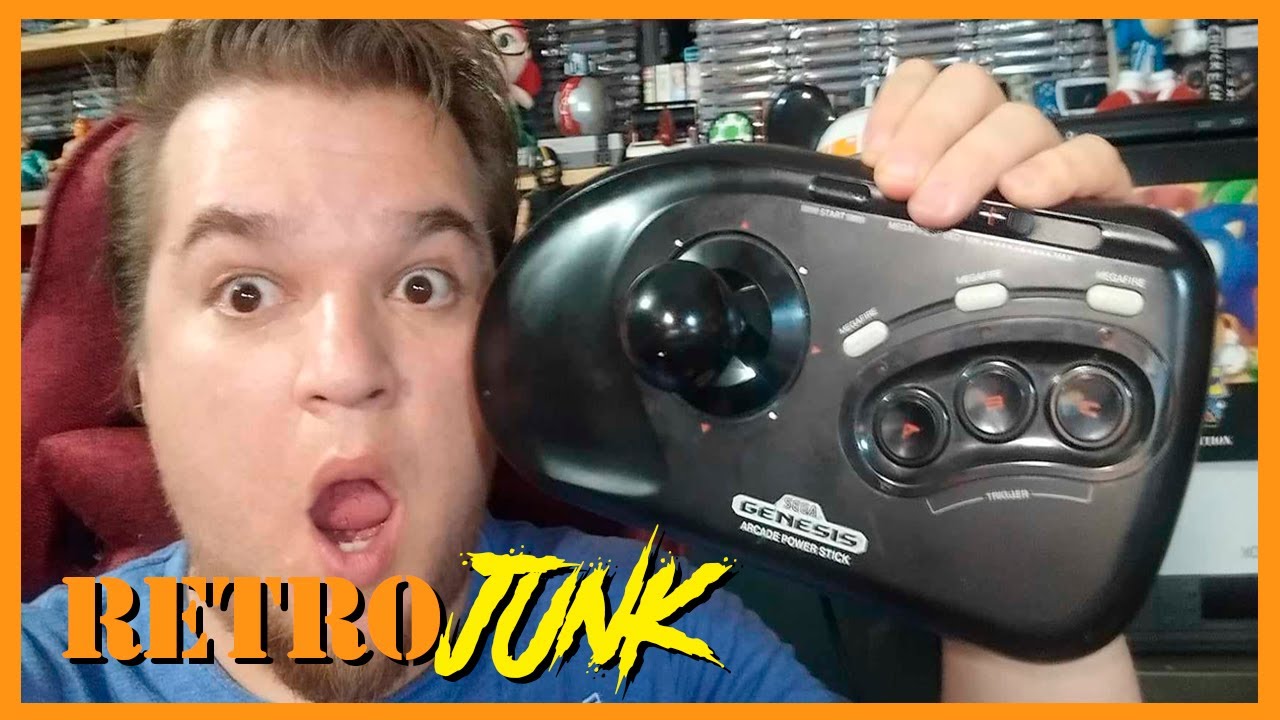 SEGA GENESIS ARCADE POWER STICK - Retro Junk - YouTube