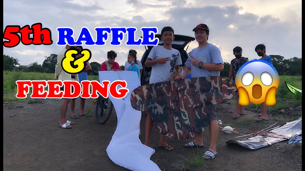 5TH RAFFLE DAY/FEEDING |SARANGGOLA/LAYANGAN/DIEUSAO/KITES VLOG - YouTube