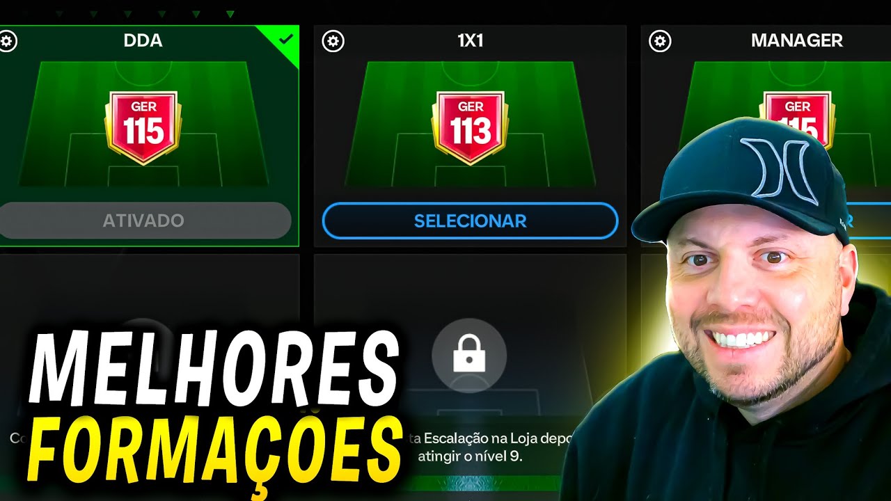 ATUALIZADO - As MELHORES FORMAÇÕES do Fc MOBILE 25 - YouTube