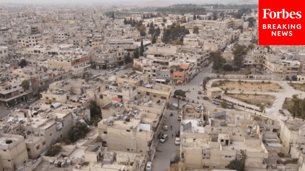DRONE VIDEO: Aerial Footage Shows Salamiyah, Syria After Anti-Assad ...