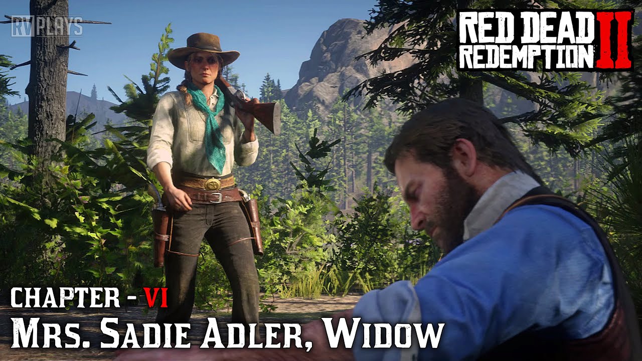 Red Dead Redemption 2 : Mrs. Sadie Adler, Widow (PS5 Gameplay) - YouTube