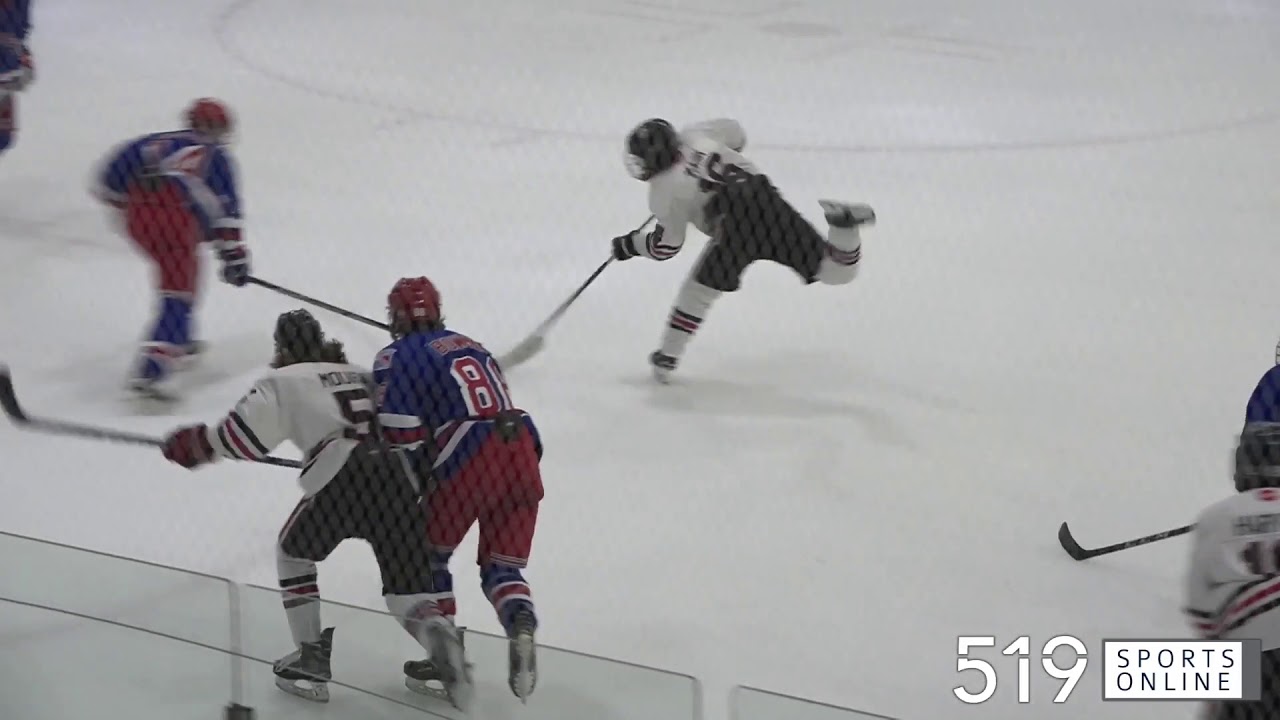 Minor Midget - Cambridge Hawks vs Kitchener Jr. Rangers - YouTube