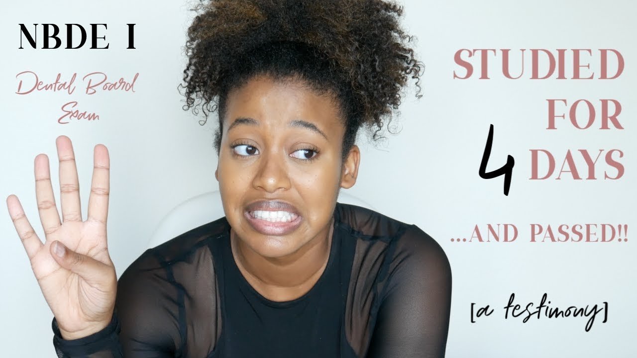 How I Passed My NBDE I (Dental Board) Exam -- a testimony - YouTube