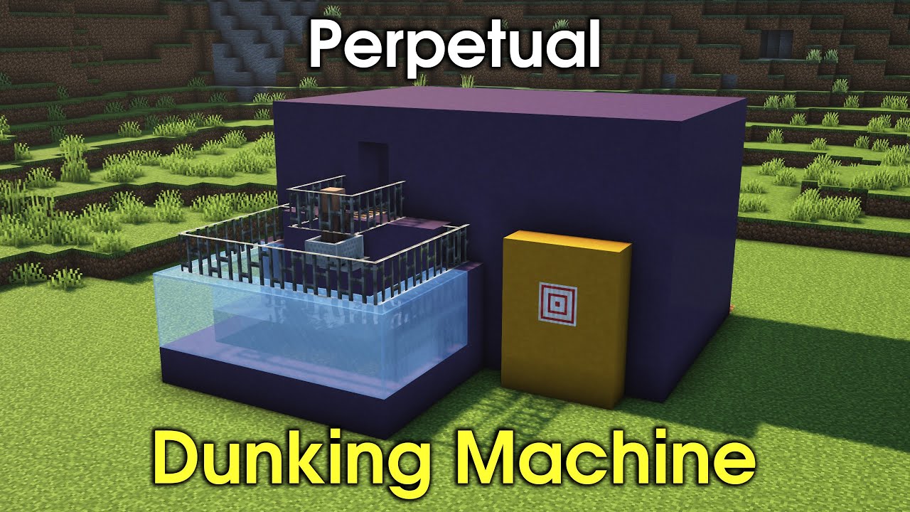 Minecraft | How to Build a Dunking Machine - YouTube