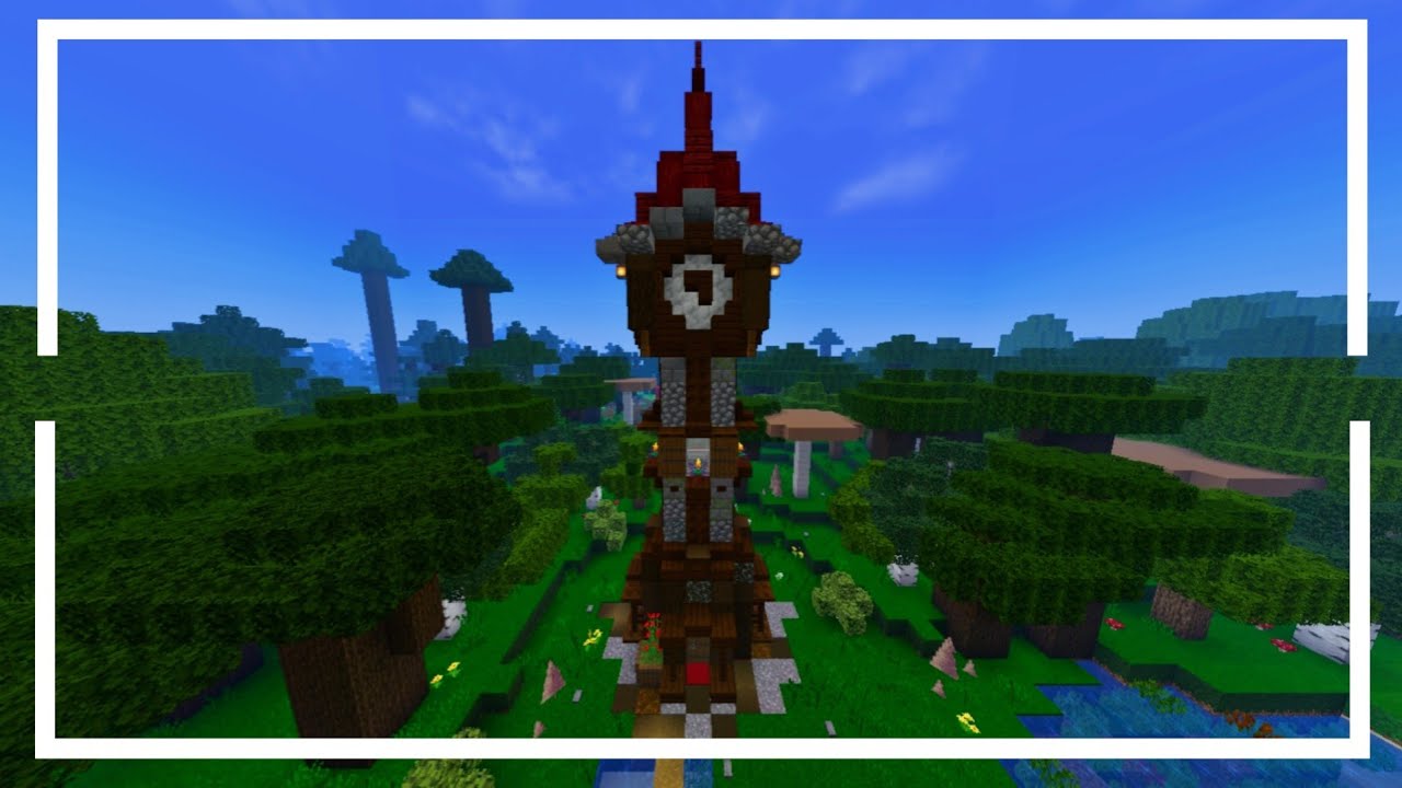 MINECRAFT | TUTORIAL DE TORRE DO RELÓGIO (Fácil) 🕰️ - YouTube