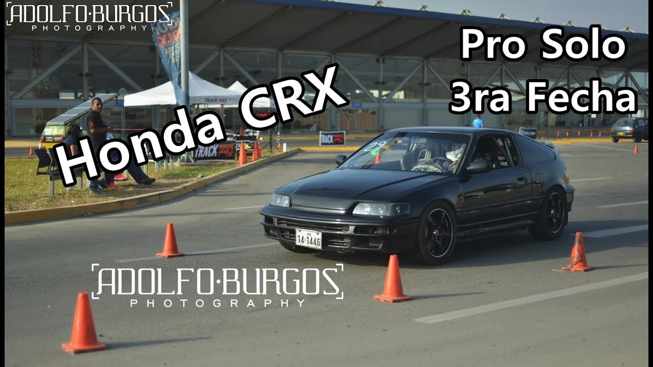 Honda CRX Autocross 3ra Fecha Prosolo TrackPro 2017 | ABP - YouTube