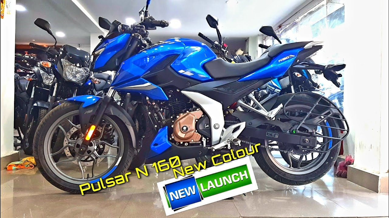 Pulsar N 160 New Colour Launched || GLOSSY CARIBBEAN BLUE || BAJAJ AUTO ...
