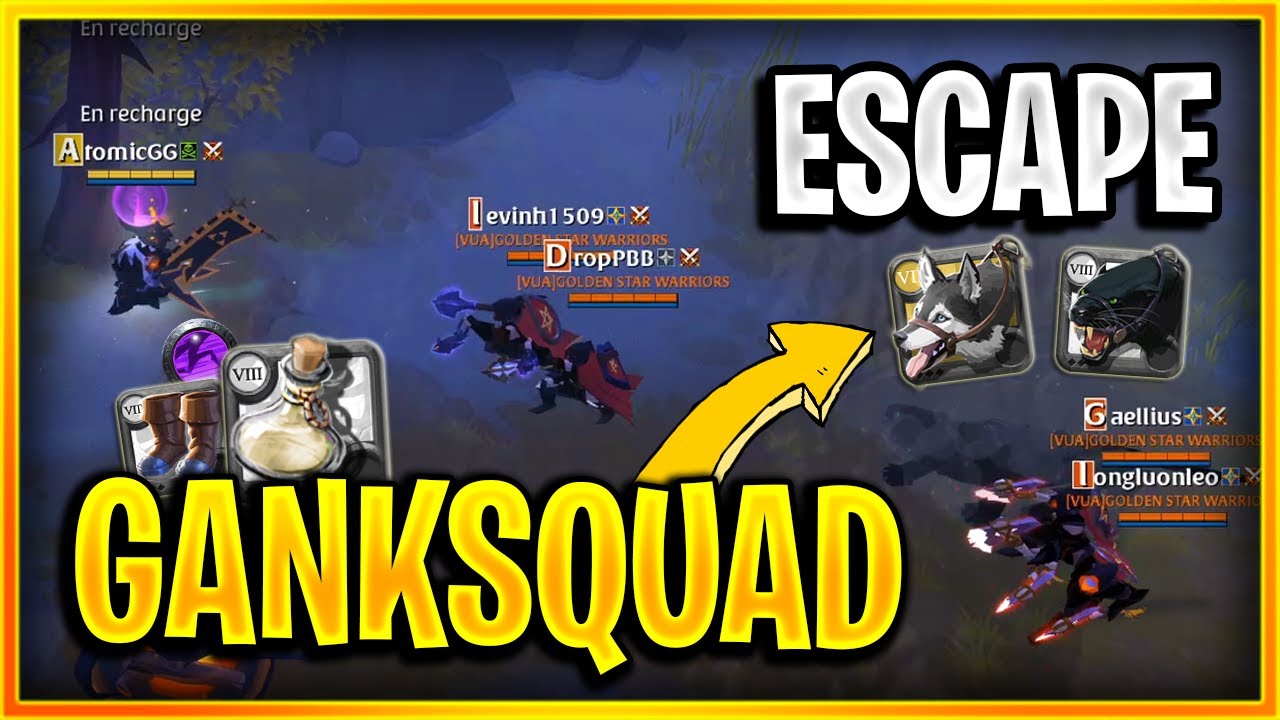 HOW TO ESCAPE A HUSKY GANKSQUAD (HARD) 😈 | ALBION ONLINE 🏹 - YouTube