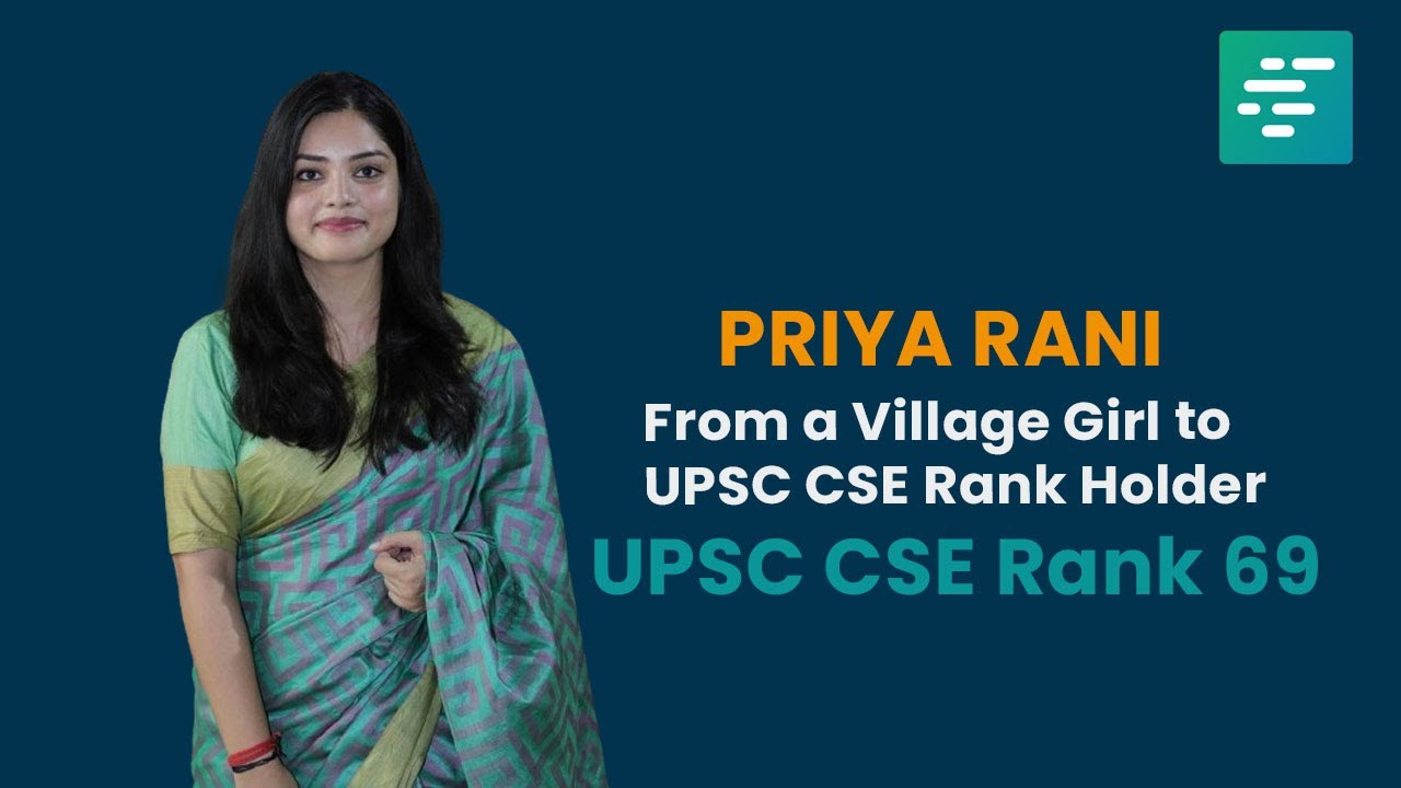 From a Village Girl to UPSC CSE Rank Holder: The Inspiring Journey of ...