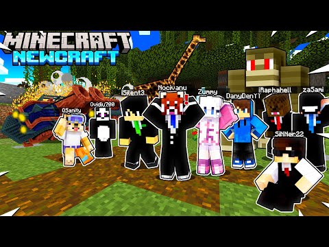 BLOCAT IN JUNGLA BLESTEMATA CU MULTI YOUTUBERI *Noua Serie De Minecraft NEWCRAFT*
