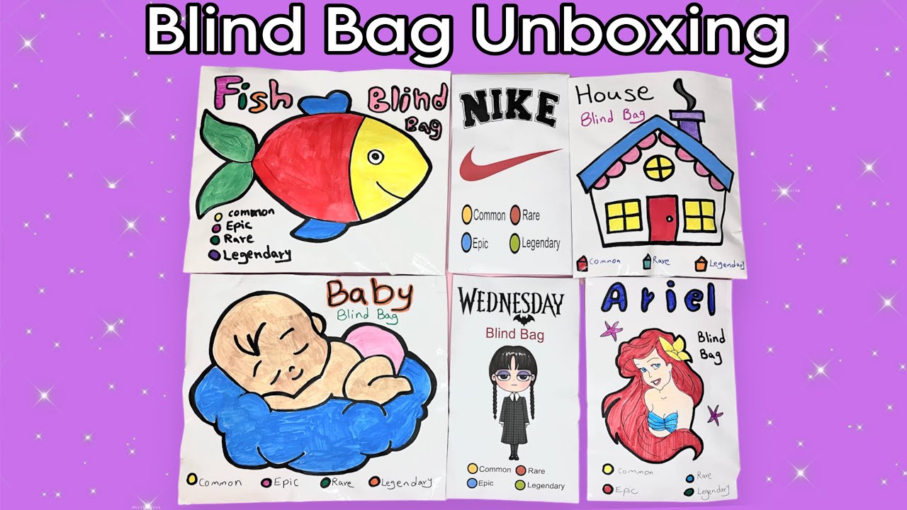 Blind bag compilation 💜 | ASMR opening blind bag - YouTube