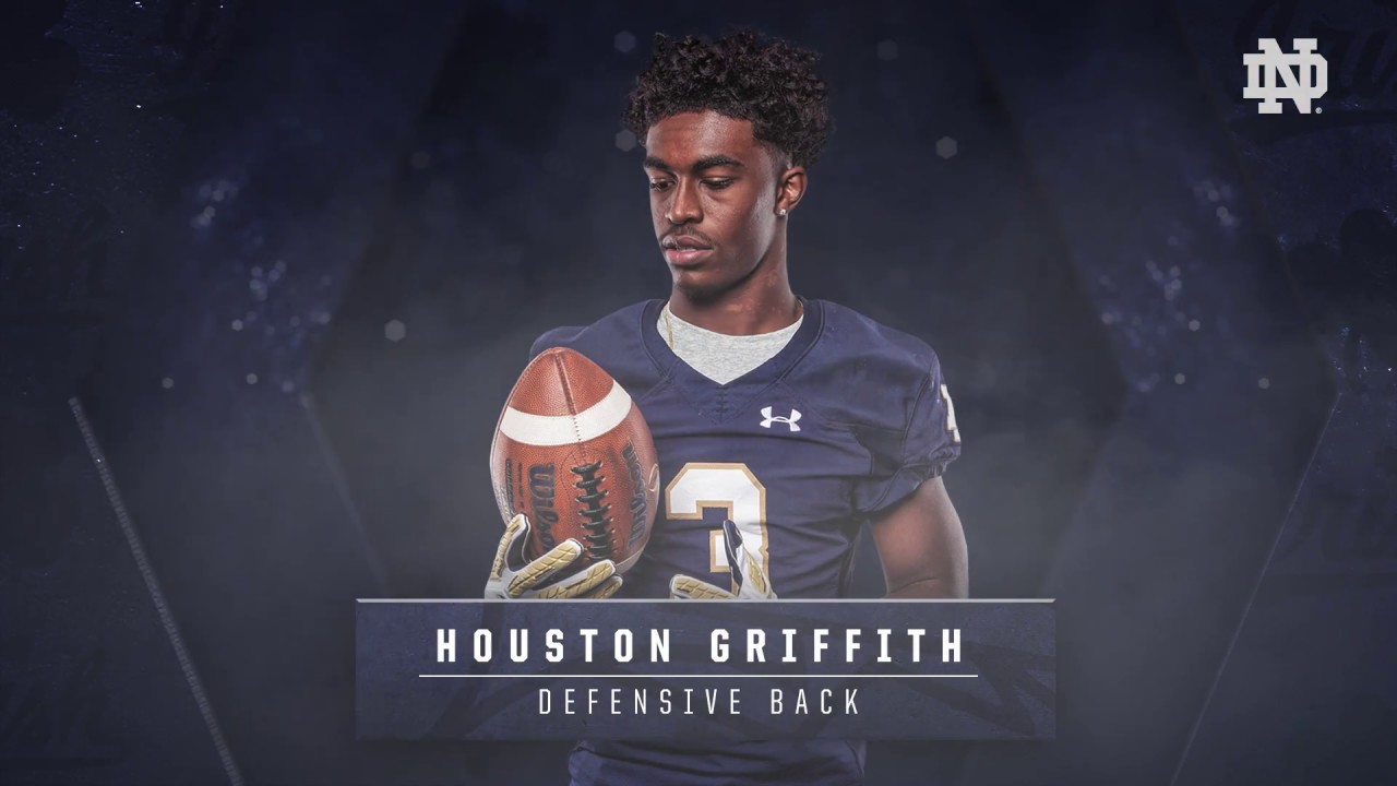 Houston Griffith Highlights | @NDFootball Signing Day (12.20.17) - YouTube