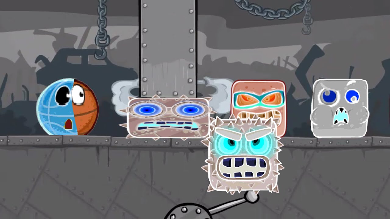 RED BALL 4: ALL 5 EVIL BOSSES & EVIL MIX GHOST MODE BASKETBALL ...