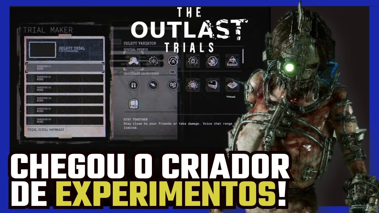 The Outlast Trials: REVELADO o NOVO e INSANO INIMIGO! CRIADOR de ...