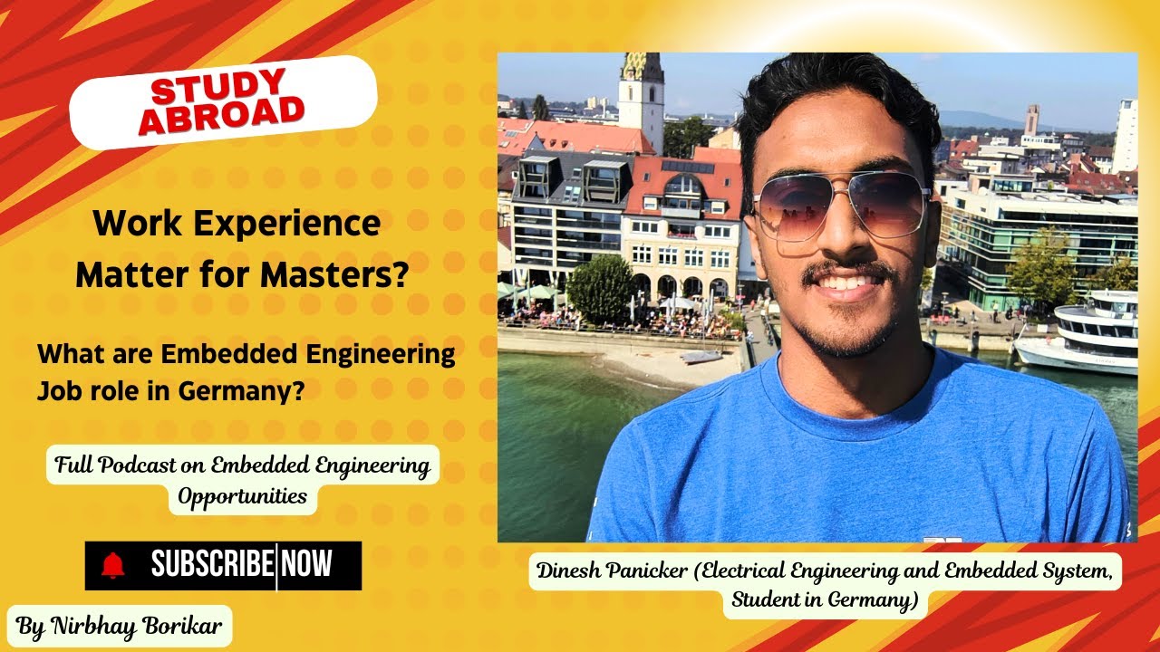 Study in Germany | Job opportunity in Embedded Engineering - YouTube