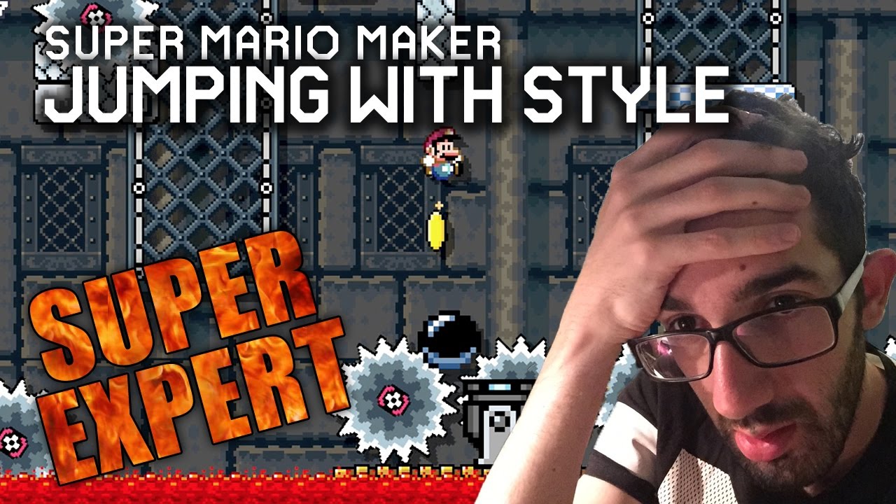 JUMPING WITH STYLE - Super Mario Maker SUPER EXPERT #1 - YouTube