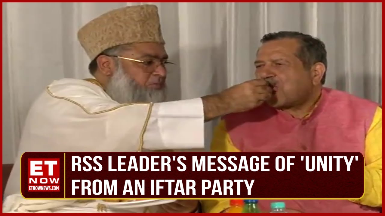 RSS Leader Indresh Kumar Attends An Iftar Party With All India Imam ...