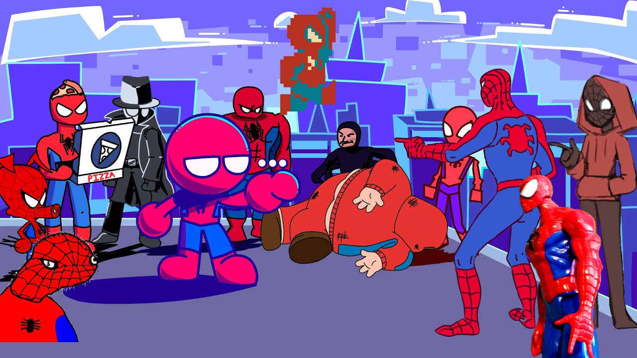 Spider-Man meets Multiple Spider-Mens (Spider-Man Across the Spider ...