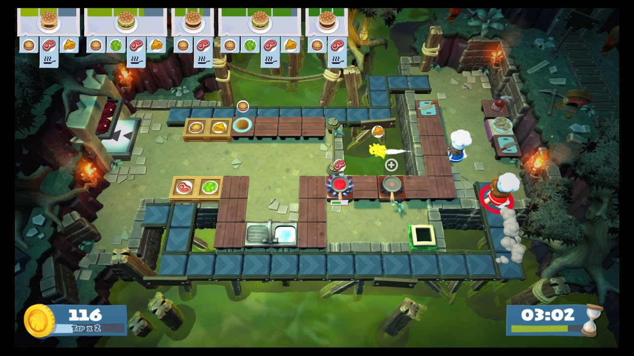 Overcooked 2 Part 15 - The Swamp of Sorrows - YouTube