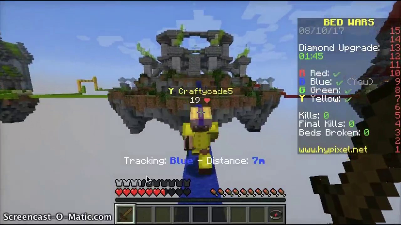 Bed wars: Diamond armor - YouTube