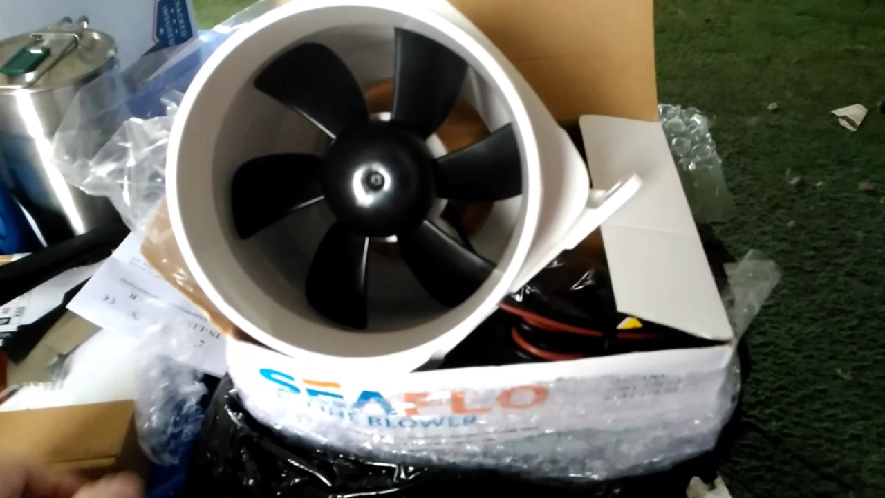 Unboxing SEAFLO 4" inline fans and my toggle switches - YouTube