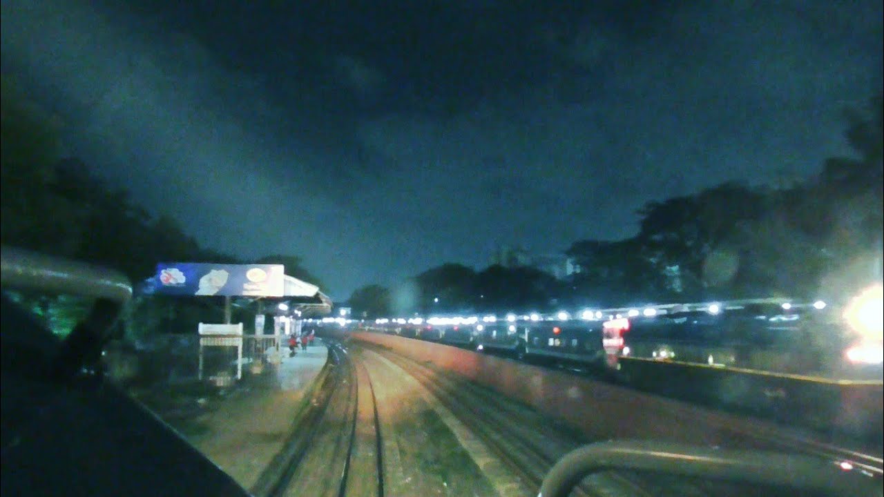 High Speedy Lalmoni Express from another Runing Train Cab Train's of BD ...