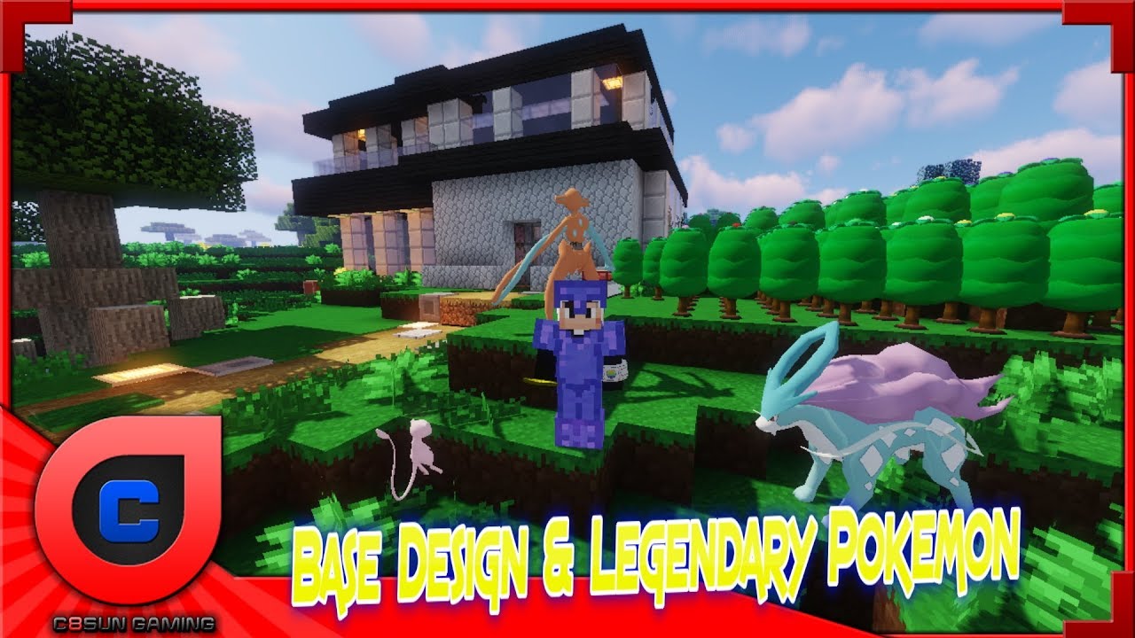 Making The Base & Caughting Legendary Pokemon - Pixelmon Evolved S2/E4 ...