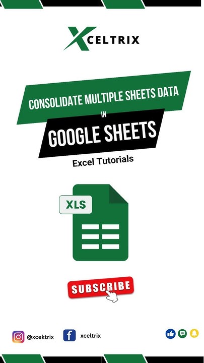 How to Consolidate Multiple Sheets Data in One Sheet | Excel #consolidatedata #excel - YouTube