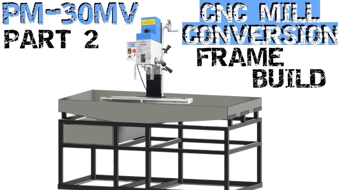 DIY CNC (Part 2) Frame / Stand / Bench / Table - YouTube