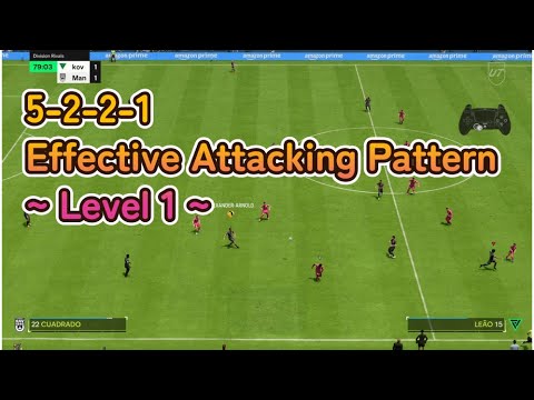 5-2-2-1 Effective Attacking pattern ~Level 1~ #fc24 #beginners - YouTube