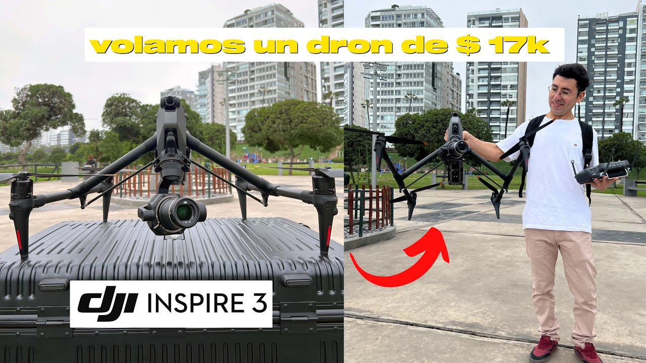 Me dieron 1 hora para probar un dron de $17 k / Inspire 3 + 35mm /Perú ...