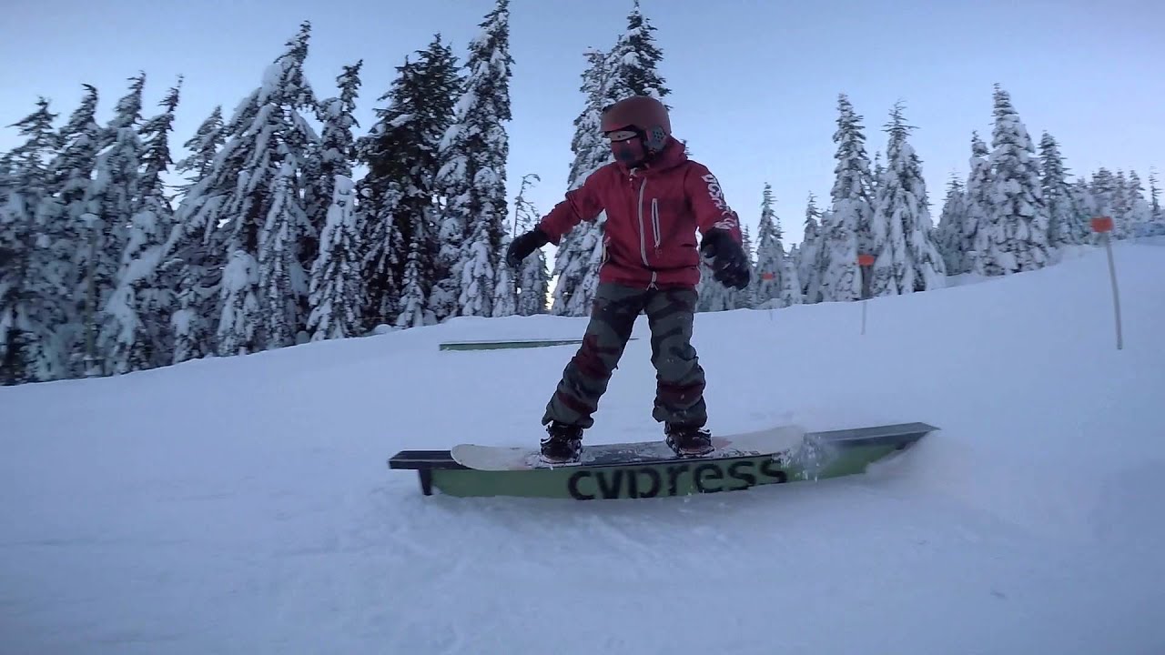 Cypress Snowboarding NEW YEAR 15/16 - YouTube