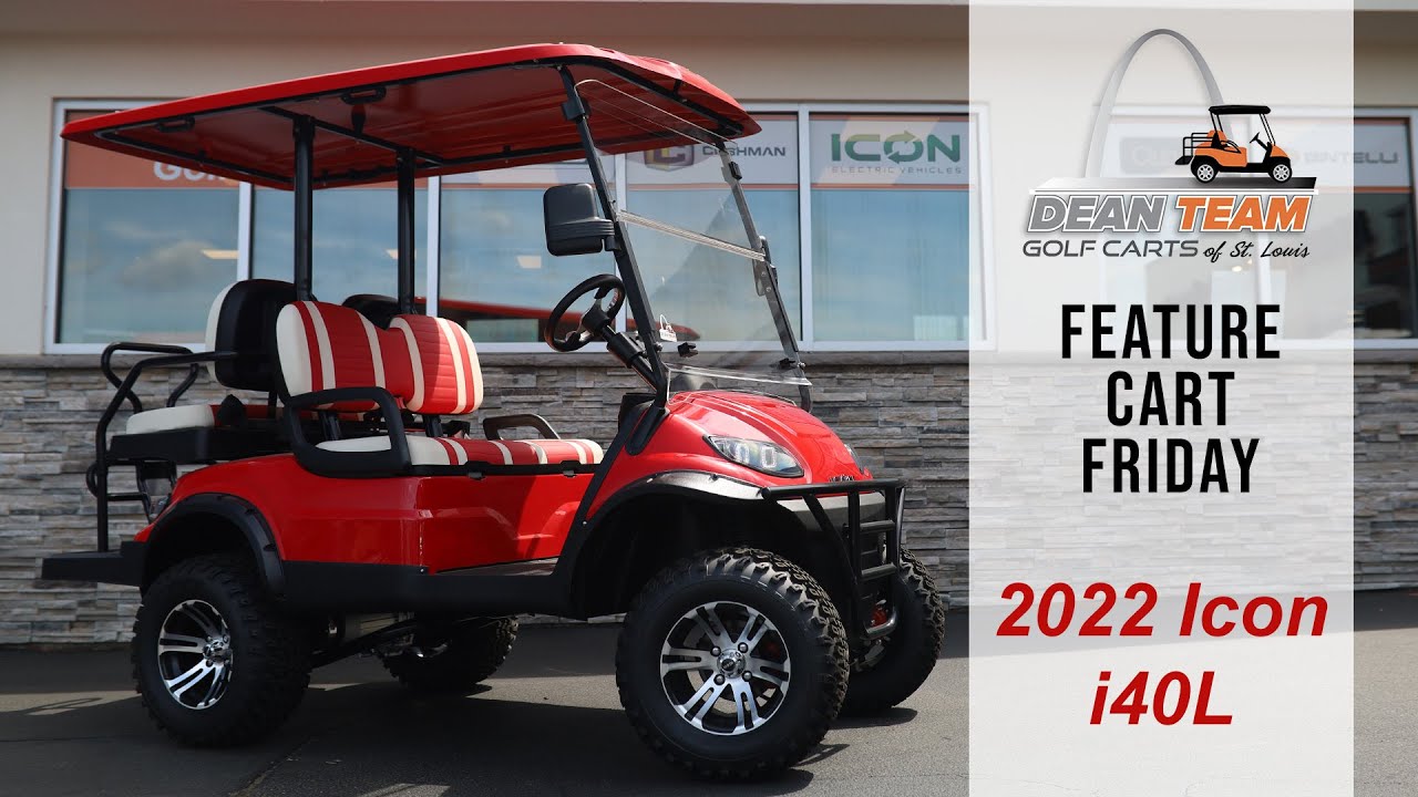 Feature Cart Friday - 2022 Icon i40L | Dean Team Golf Carts - YouTube