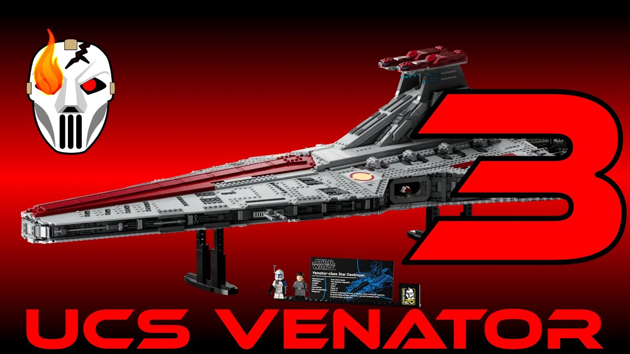 LEGO UCS Venator Build-stream! (3) - YouTube
