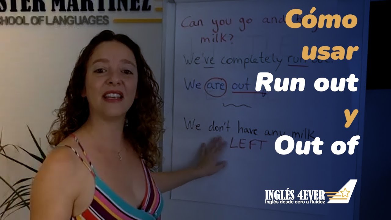 Quick tip: Diferencia entre run out y out of🗣 - YouTube