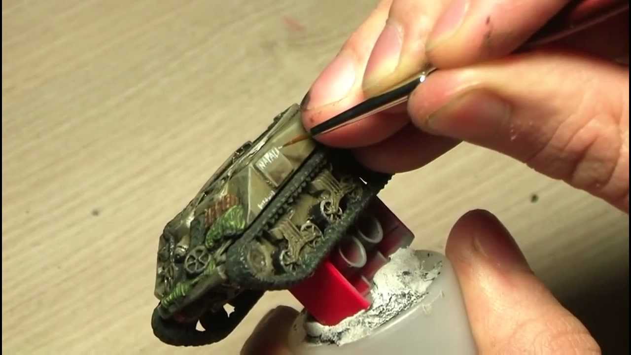 FoW: Painting A British Sherman Tank (PART4/5) - YouTube