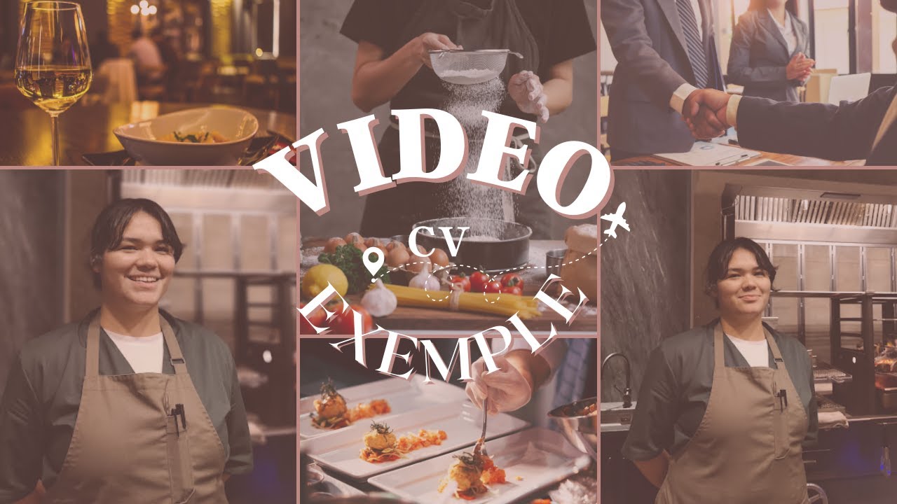 CV video exemple | applying in kitchen internship - YouTube