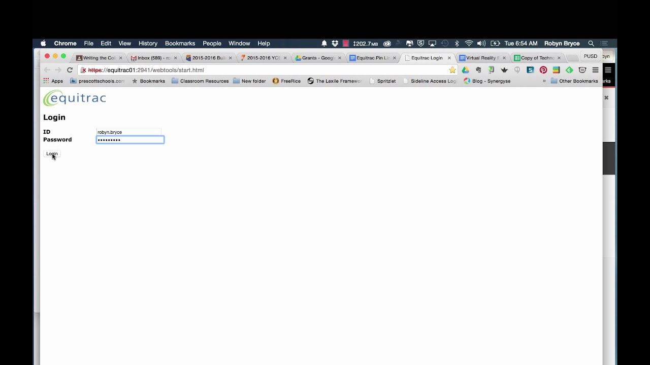 Changing your Equitrac Pin for Follow You Printing - YouTube