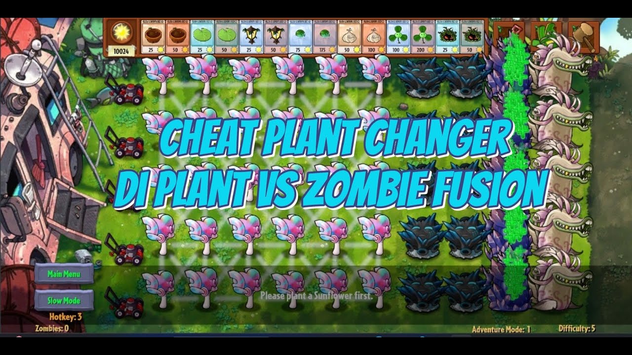 "Cheat PvZ Fusion yang Paling Ditunggu! Tutorial Plant Changer Pakai ...