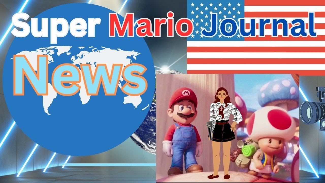 Super Mario Bros (2023) News Journal" Movie Interview with Mario + 2 ...