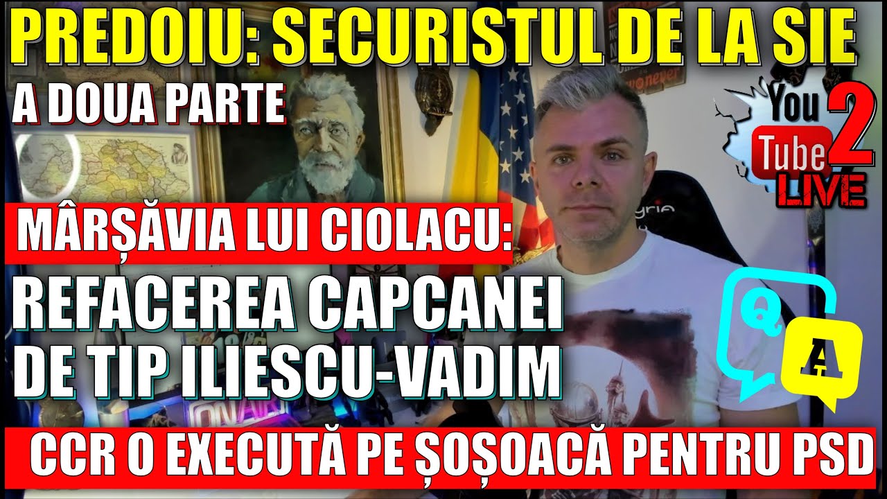 LIVE. Q&A 2: CCR, la comanda PSD. Securistul de la SIE vrea la ...