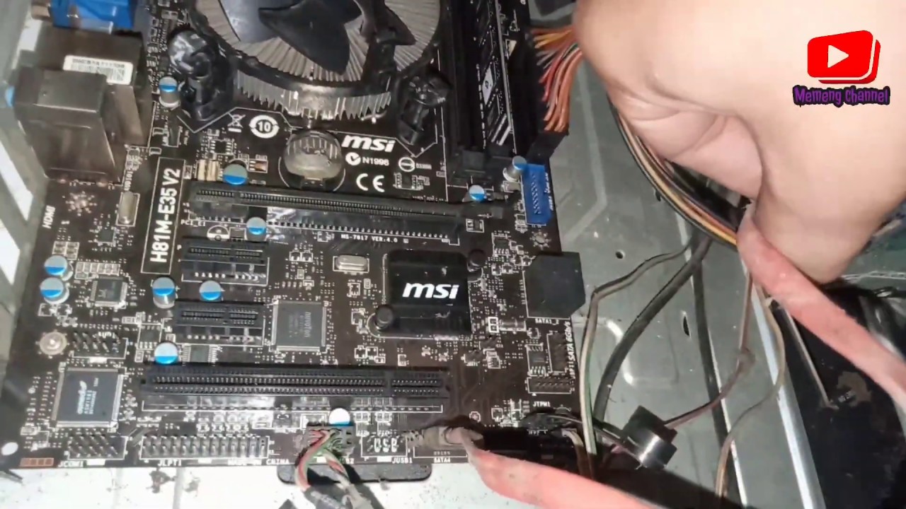 MERAKIT CPU KOMPUTER.dari dasar sampai hidup - YouTube