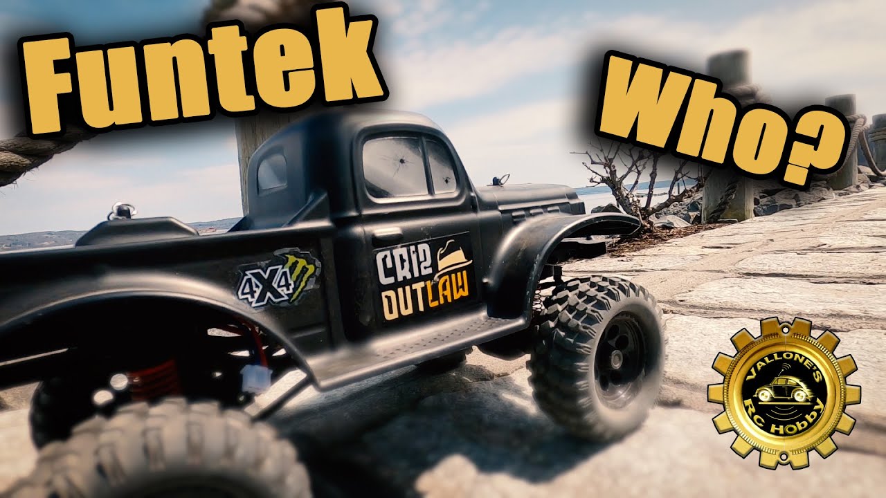 FUNTEK CR12 OUTLAW - 1/12 4WD RC Rock Crawler Trail Truck - Like ...
