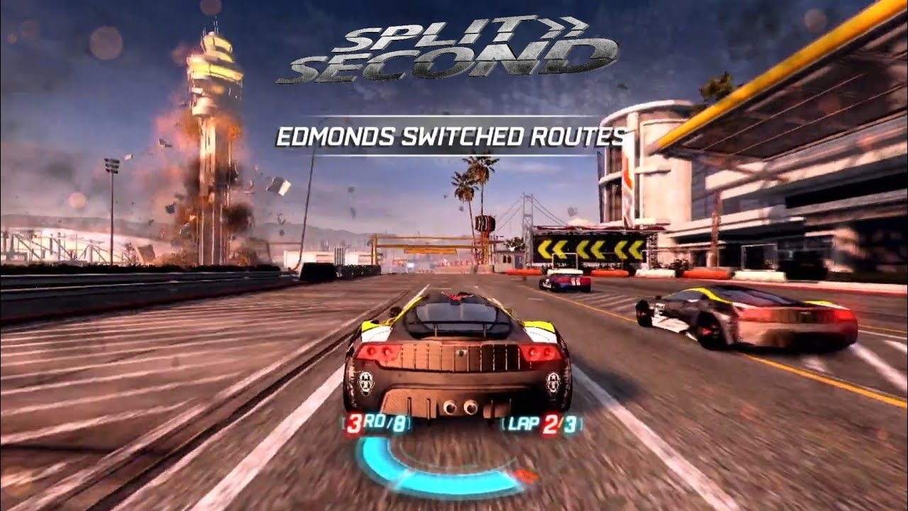Split Second | COBRETTI 455 GT | Race: Airport Terminal! (PS3 1080p ...