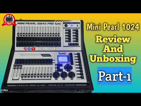 Mini Pearl 1024 X Pro Review And Unboxing In Hindi || BSM Dmx 1024 ...