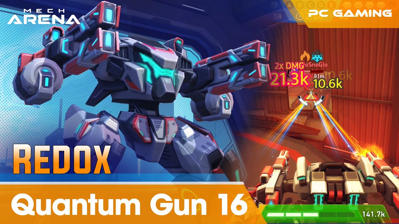 Mech Arena VN# 998| New weapon - Quantum Gun 16 - Redox - YouTube