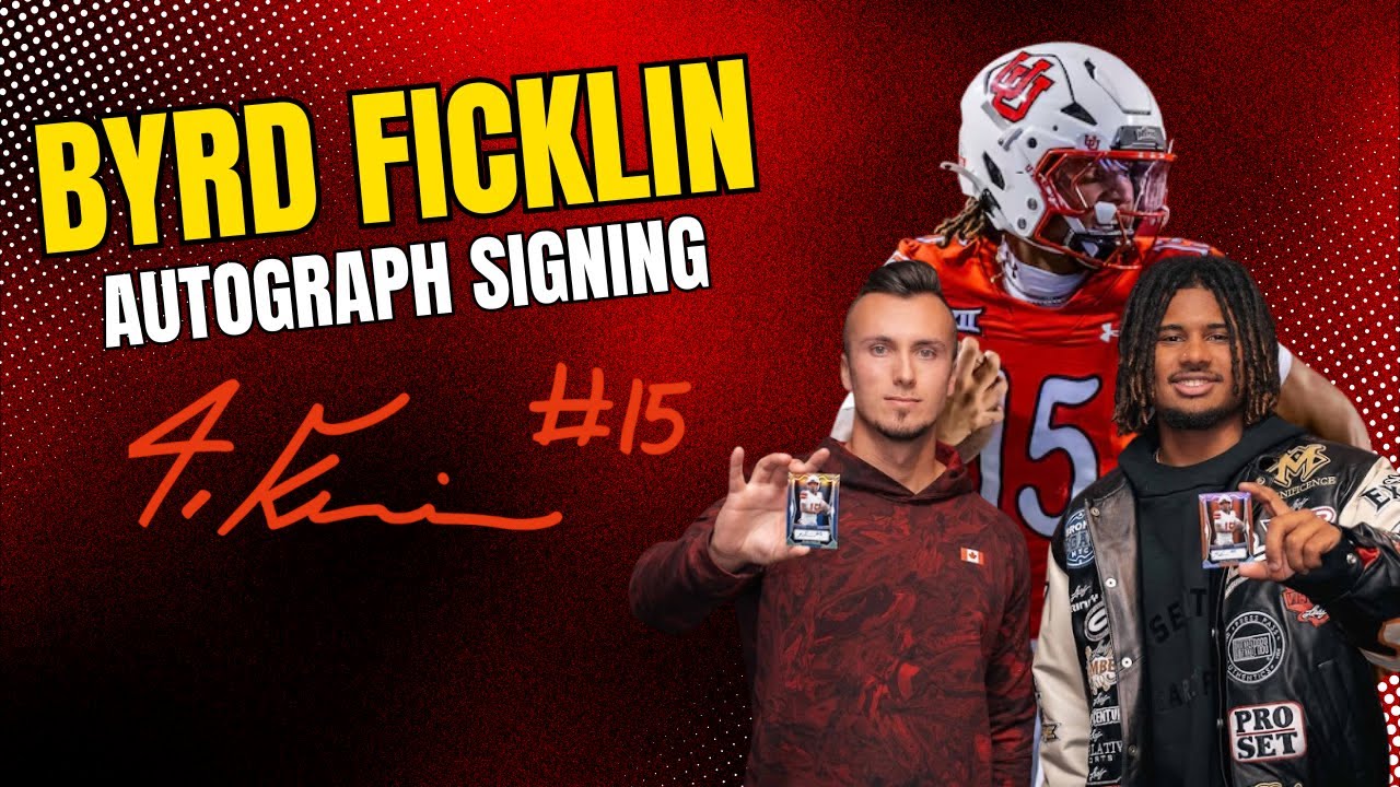 Leaf Athlete Spotlight: Byrd Ficklin Autograph Signing ️🔥 - YouTube