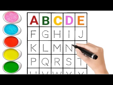 Fun Alphabet Drawing For Kids & Toddlers | Learning The Alphabet ...