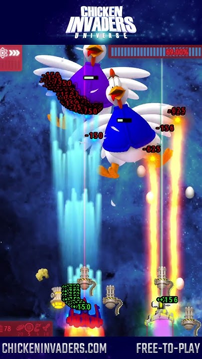 Highlights 4 (Sep 29) - Chicken Invaders Universe #chickeninvaders #chickeninvadersuniverse ...