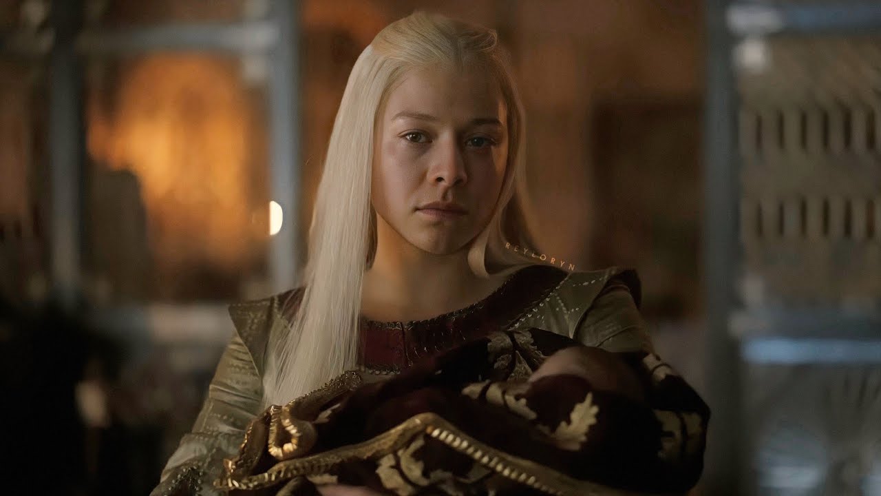 Rhaenyra Targaryen gives birth to a baby boy - YouTube